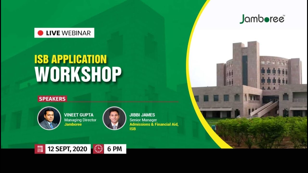 Best practices for ISB application | Jamboree Education - YouTube