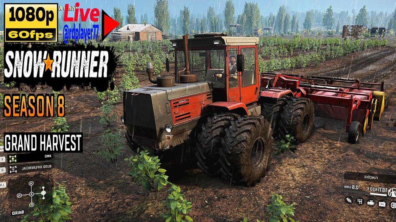 snow runner season 8 live 13 - YouTube