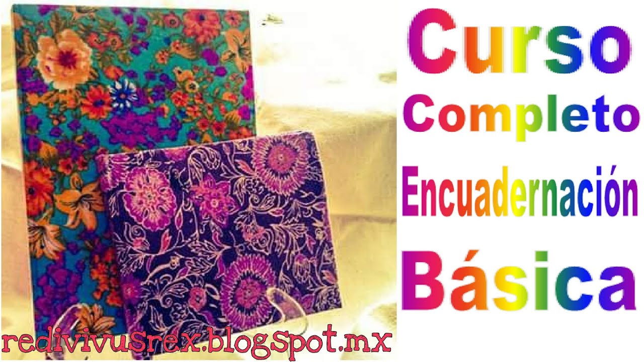 DIY Curso Encuadernación Básica / costura francesa / costura a palmos ...