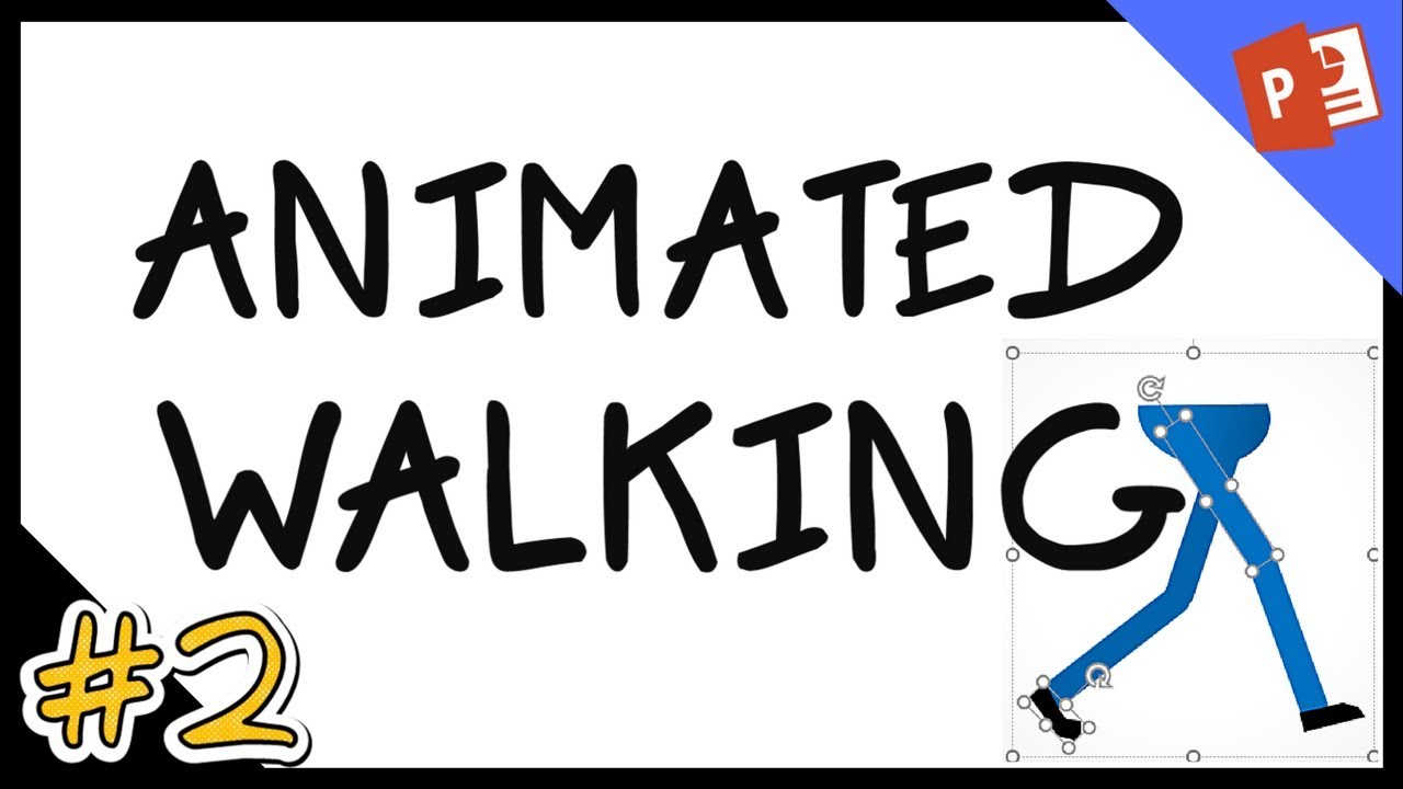Realistic walk cycle tutorial in Powerpoint part 2/4 - YouTube