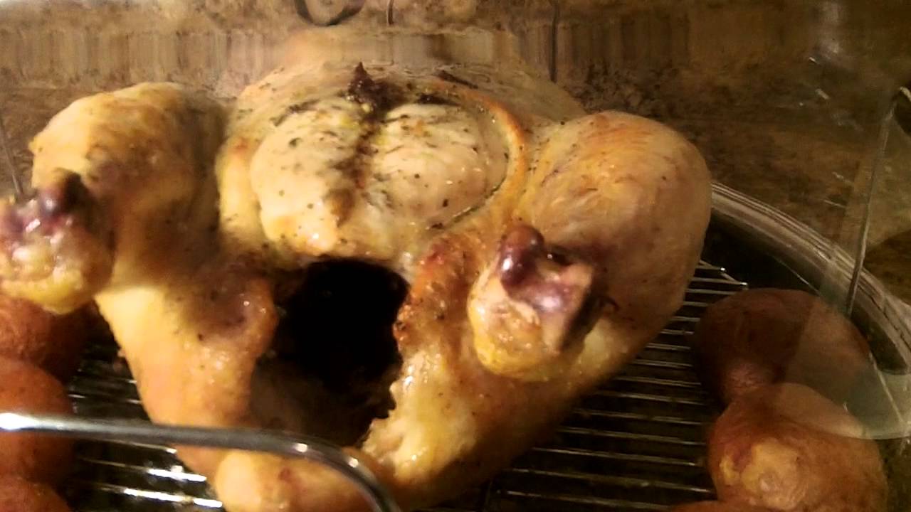 Nuwave pro Infrared oven lets cook a chicken video - YouTube