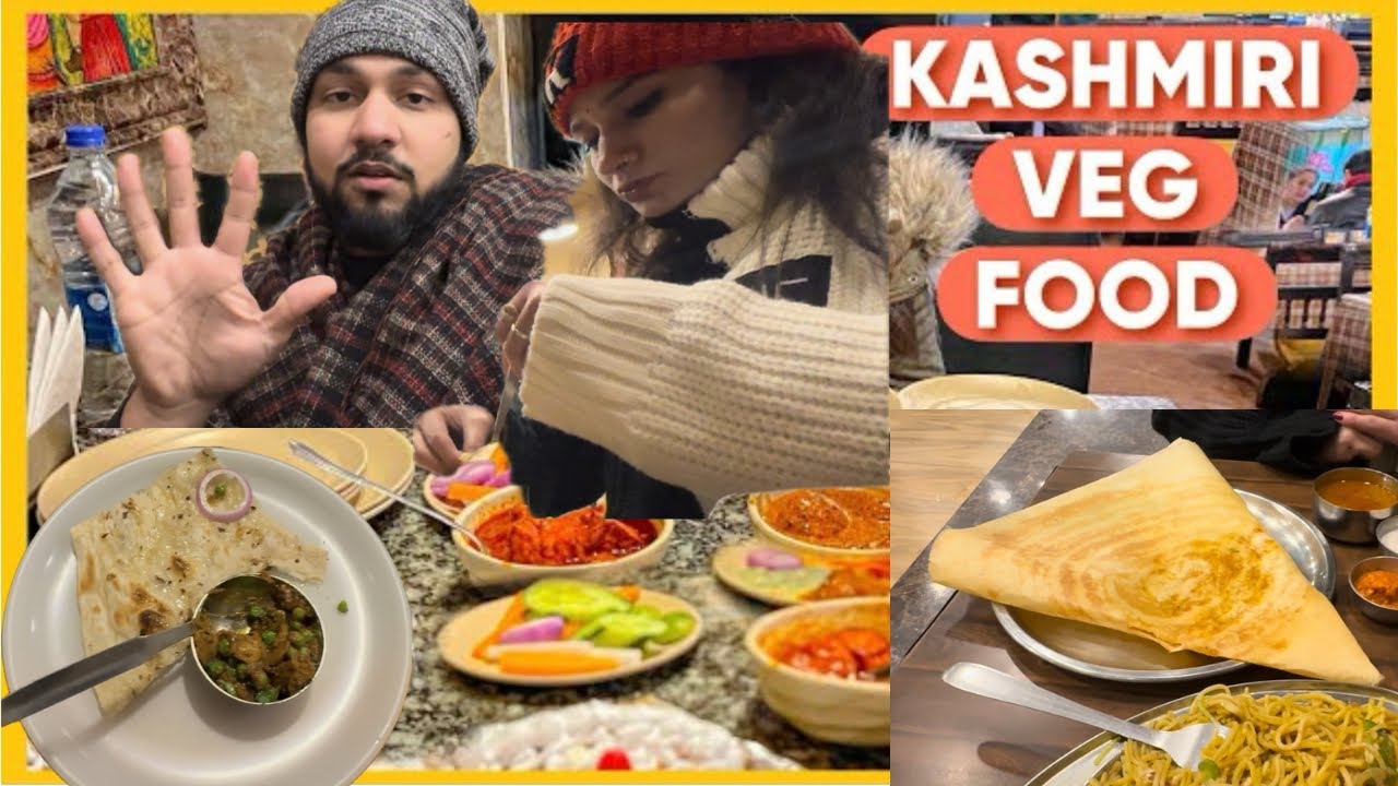 Kashmir Veg Food.॥अब सब जगह सब कुछ मिलता है ॥Dani Pani Thali taste Test ...