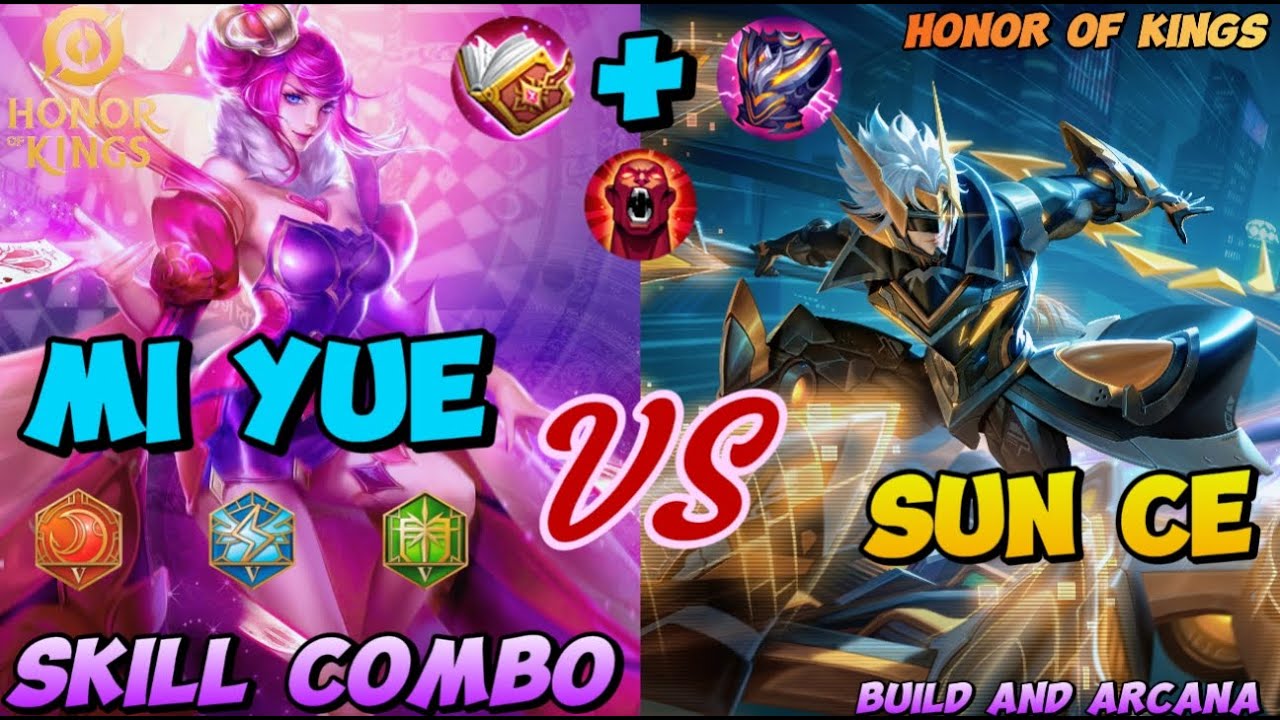 Mi Yue SKILL COMBO. Build and Arcana. Honor of Kings. HOK Rank ...