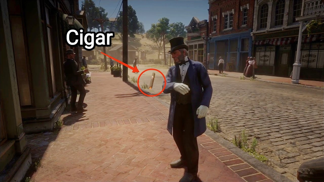 So You Can Pick Up NPCs Cigar from Off The Ground? - RDR2 - YouTube