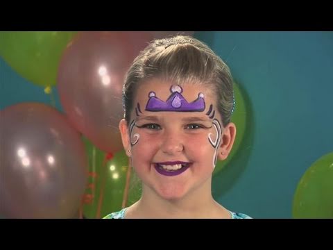 How To Face Paint The Princess - YouTube