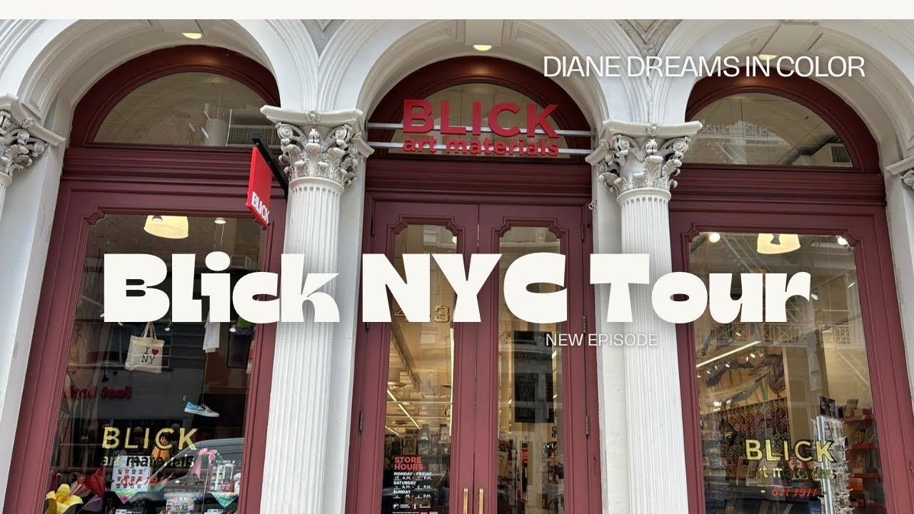 Blick Art Store Tour NYC - YouTube