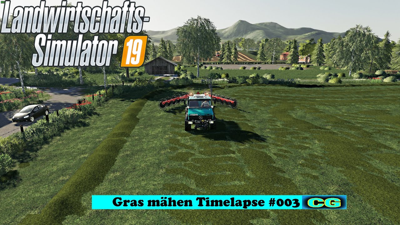 LS19| Dreisternhof | Gras mähen Timelapse #003 - YouTube