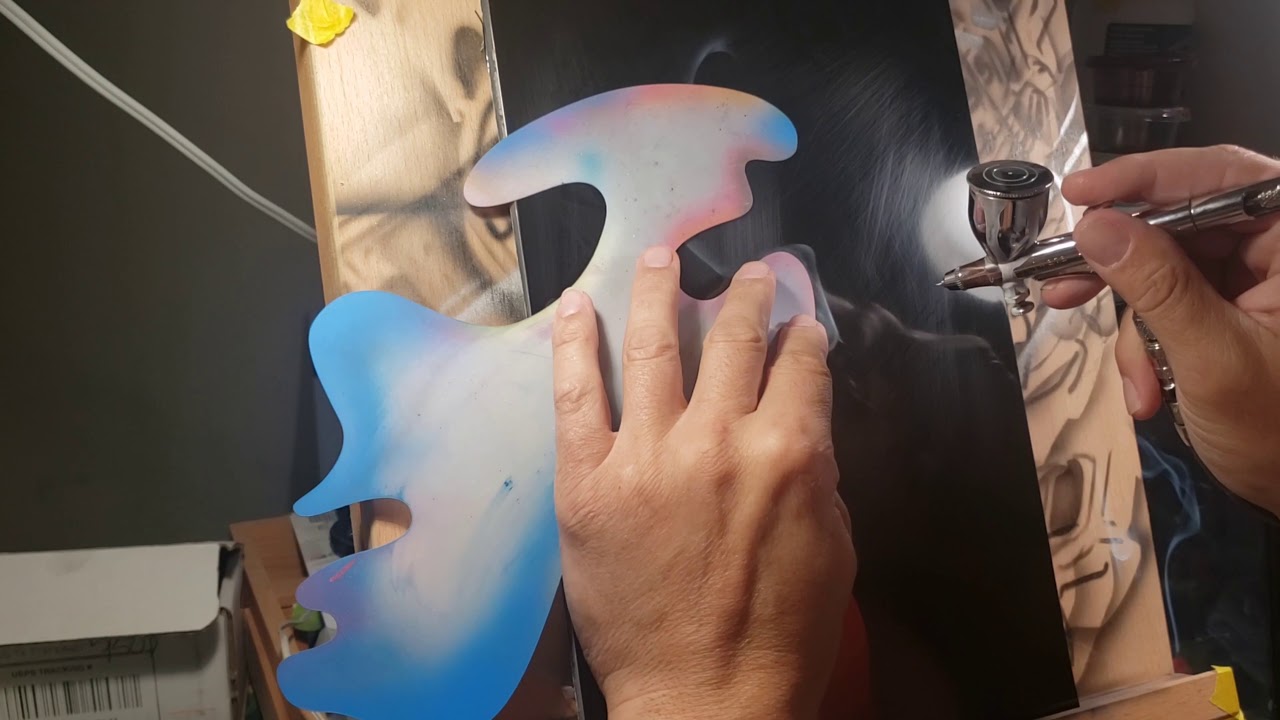 Airbrushing Smoke - YouTube