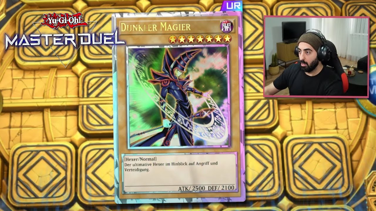 1st Anniversary DUNKLER MAGIER Packs angenommen in YUGIOH MASTER DUEL🧙 ...