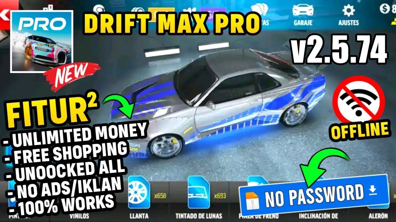 Drift Max Pro Mod Apk v2.5.74 Terbaru 2025 | Unlimited Money Free ...