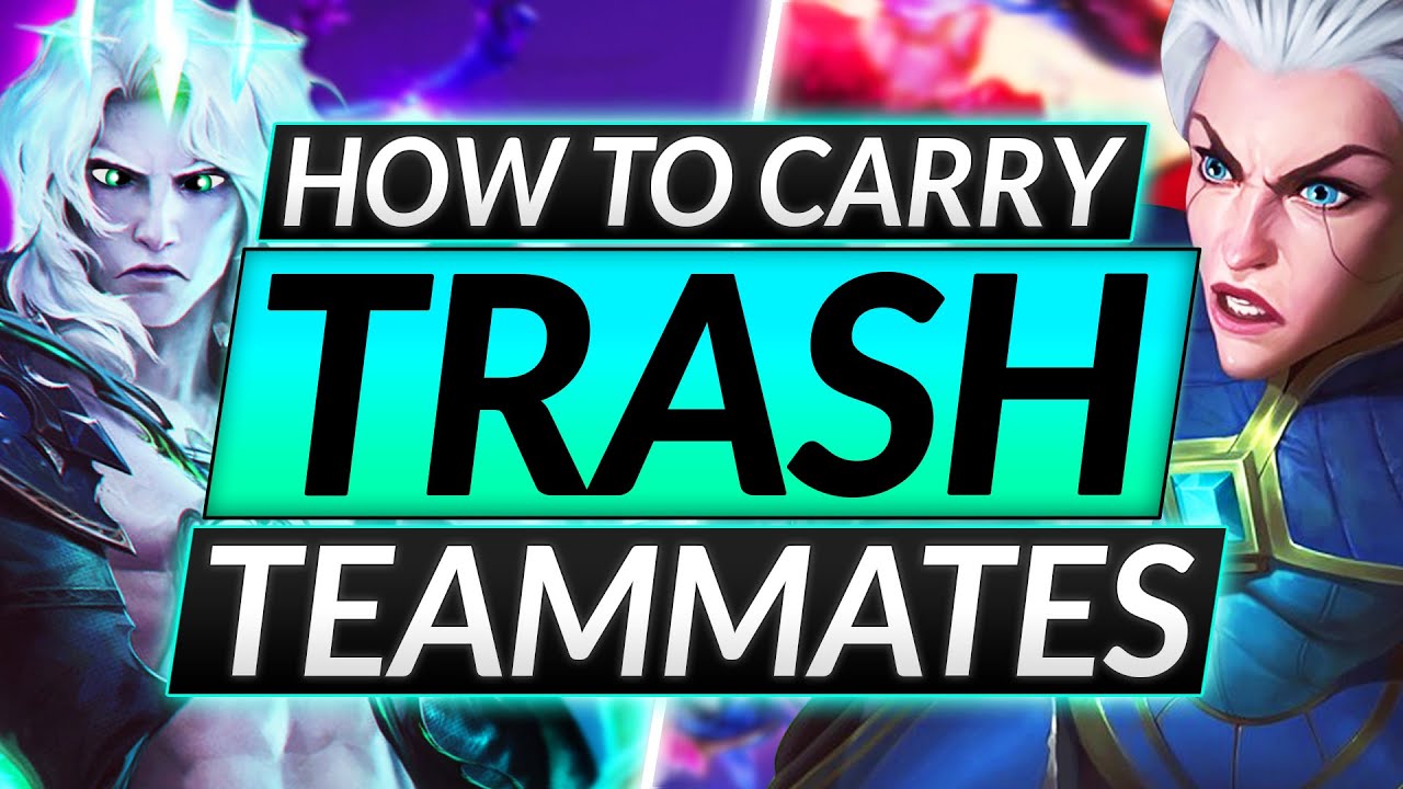 The ONLY GUIDE for CARRYING TRASH TEAMMATES - Top Lane Tricks - LoL ...