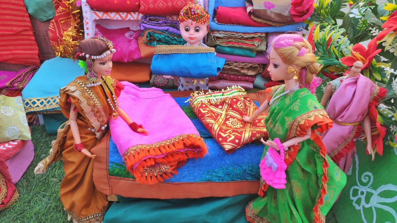 Barbie Indian Village Routine/ Pinky Ki Kahani Part-153 /Barbie Ki ...