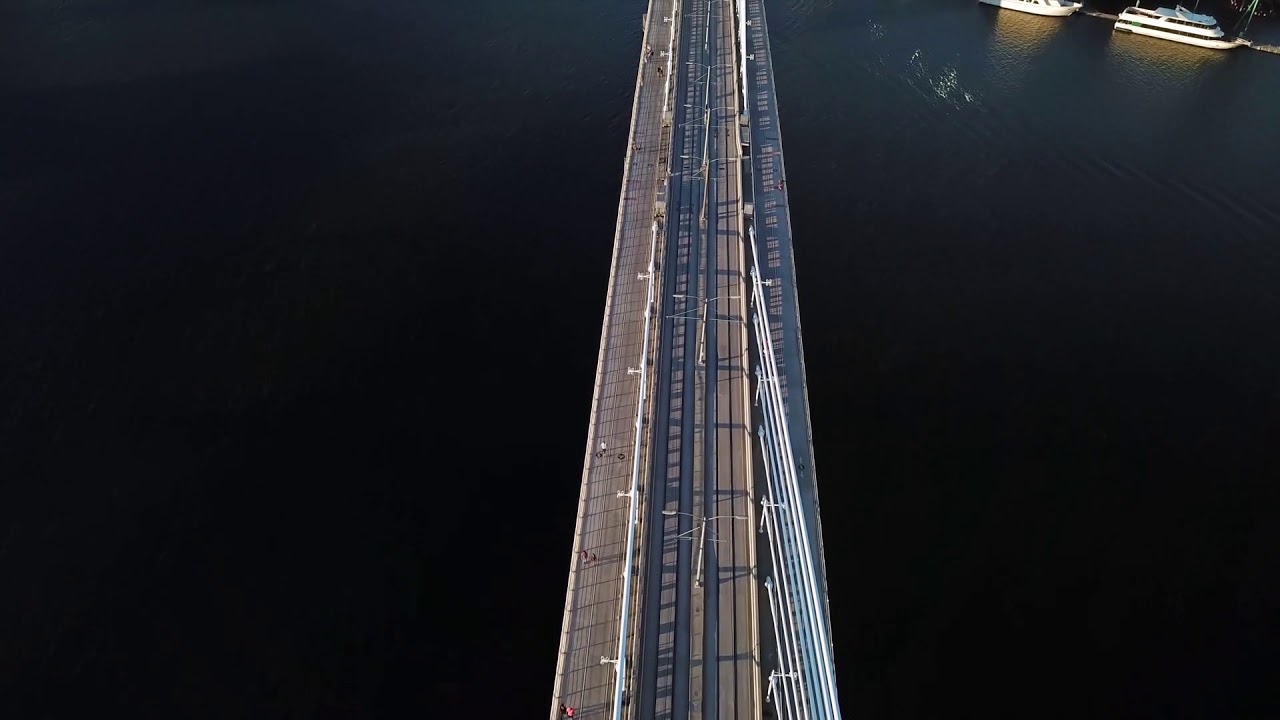 DRONE VIEW OF BRIDGE - YouTube