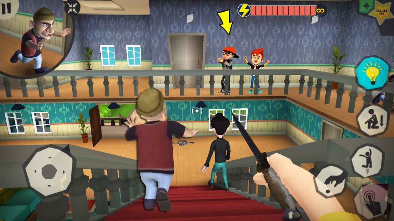 Scary Robber home clash 3D - troll scary robber so funny - Gameplay ...