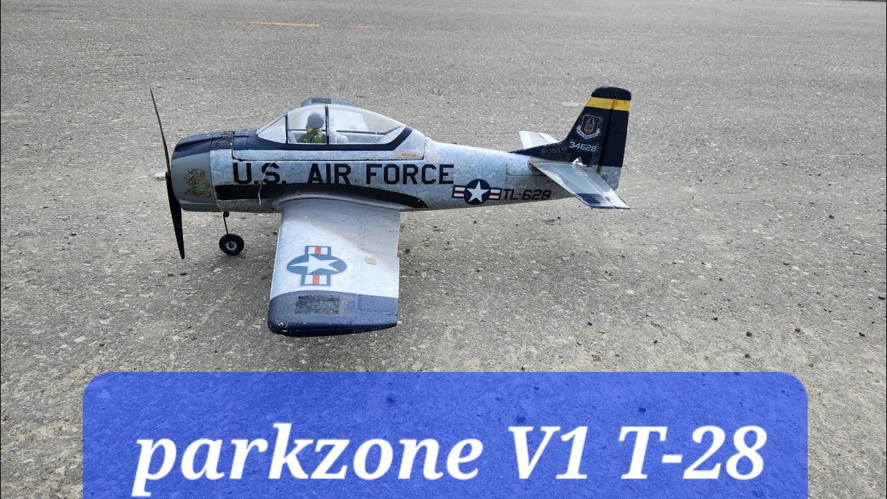 parkzone T28 trojan - YouTube