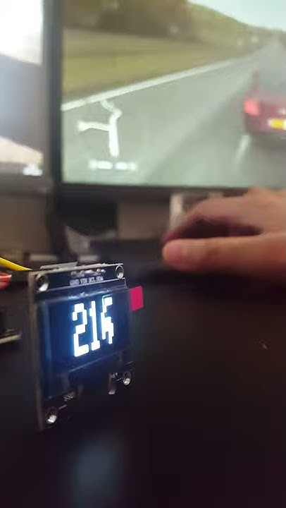 speedometer with arduino and OLED display using Simtools (Game Dash ) - YouTube