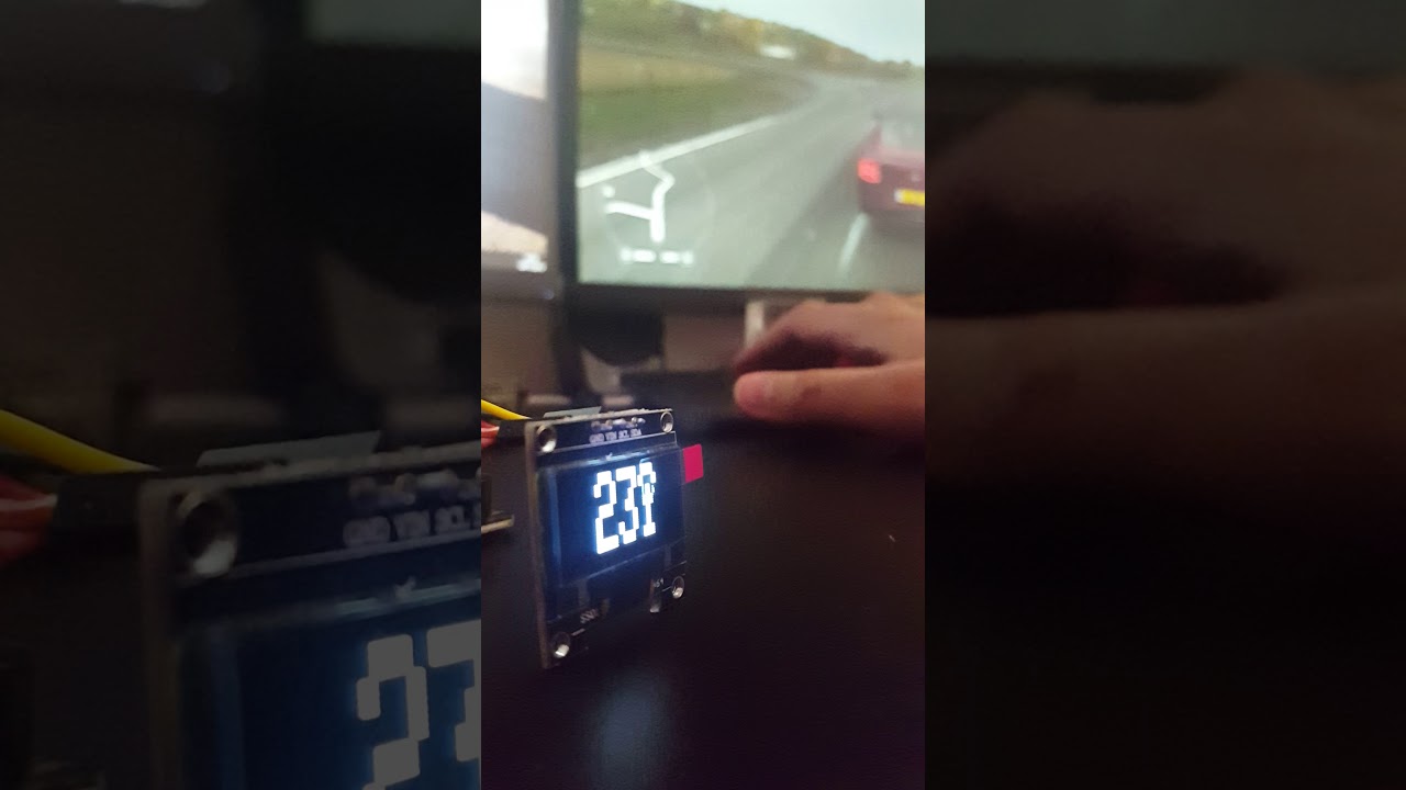 Speedometer With Arduino And Oled Display Using Simtools Game Dash