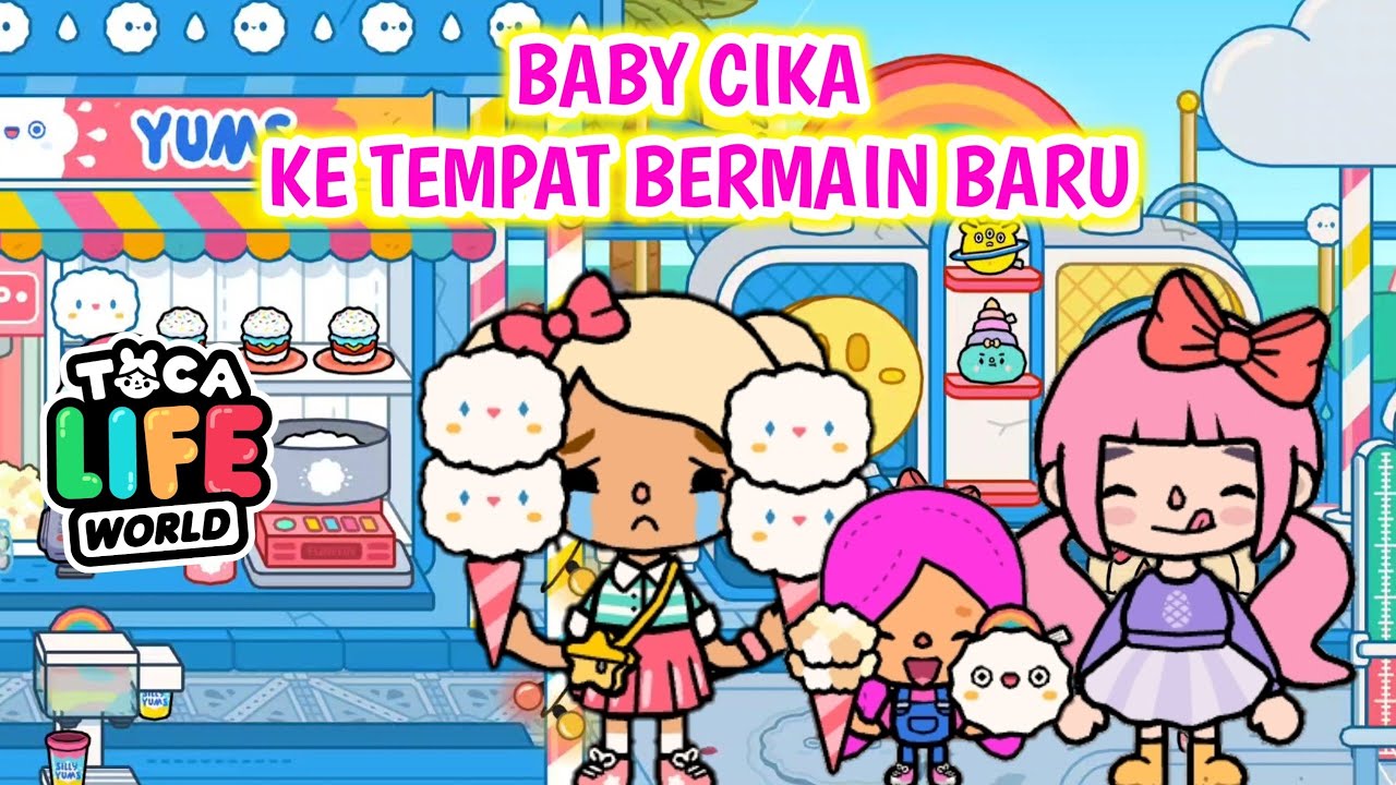 Baby Cika Ke Tempat Bermain Baru di Toca Life World - Toca Boca ...