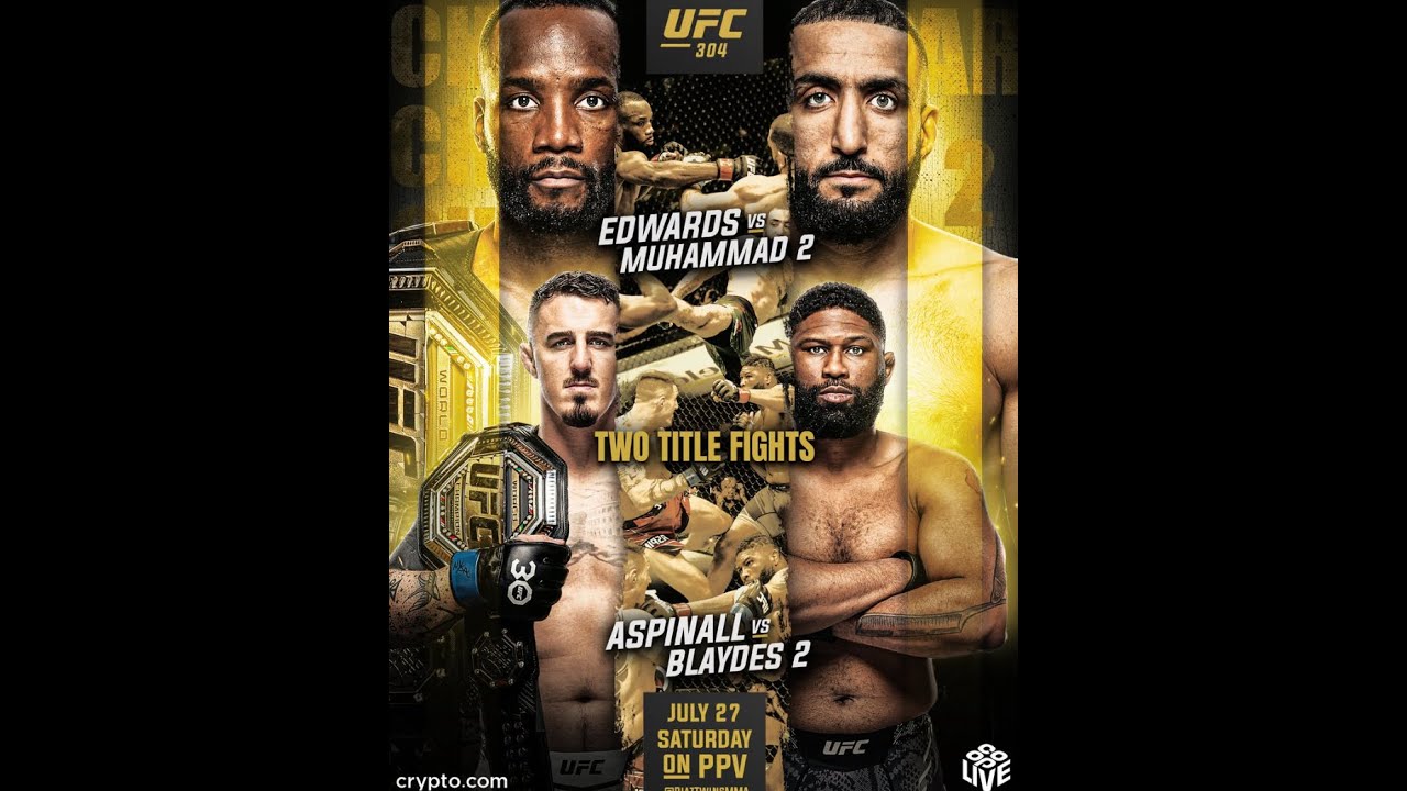 UFC 304 PREDICTIONS - YouTube