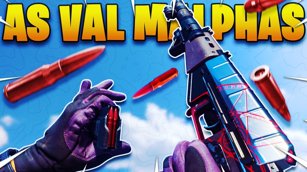 AS VAL "Malphas" blueprint (RED TRACERS!) 😈 BEST CLASS SETUP for the AS ...