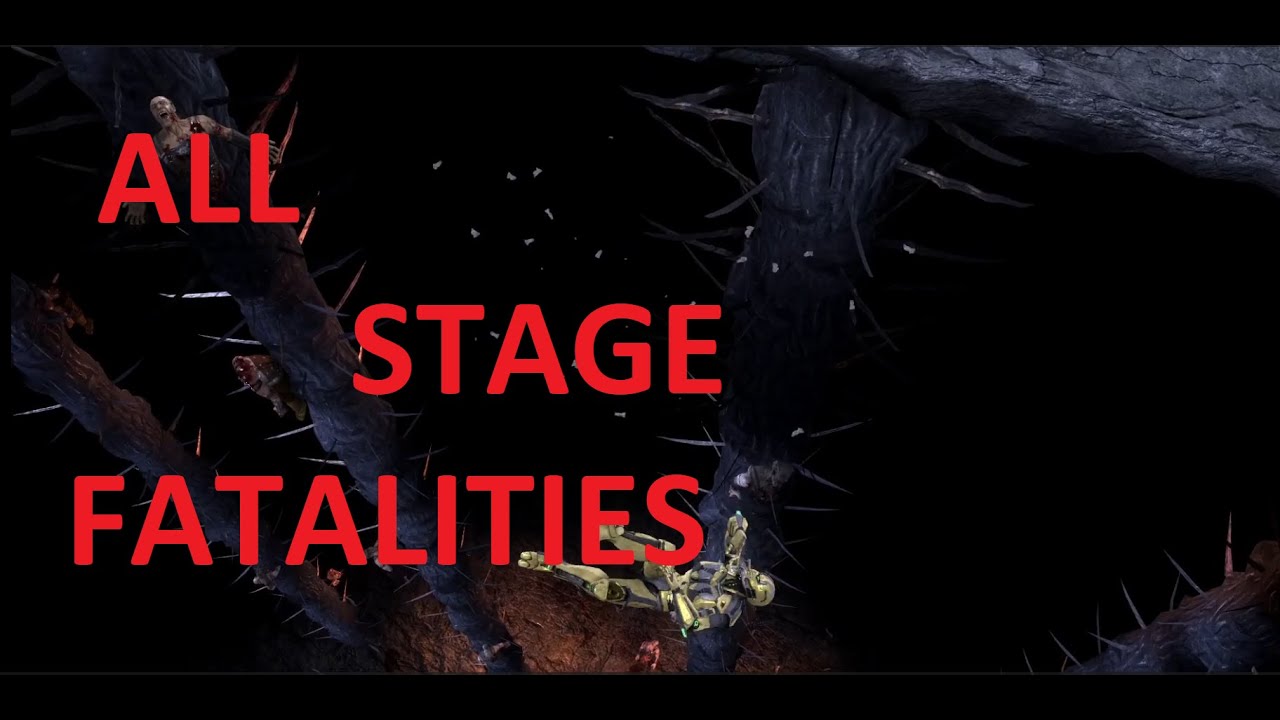 Mortal Kombat 9 : ALL stages Fatality - YouTube