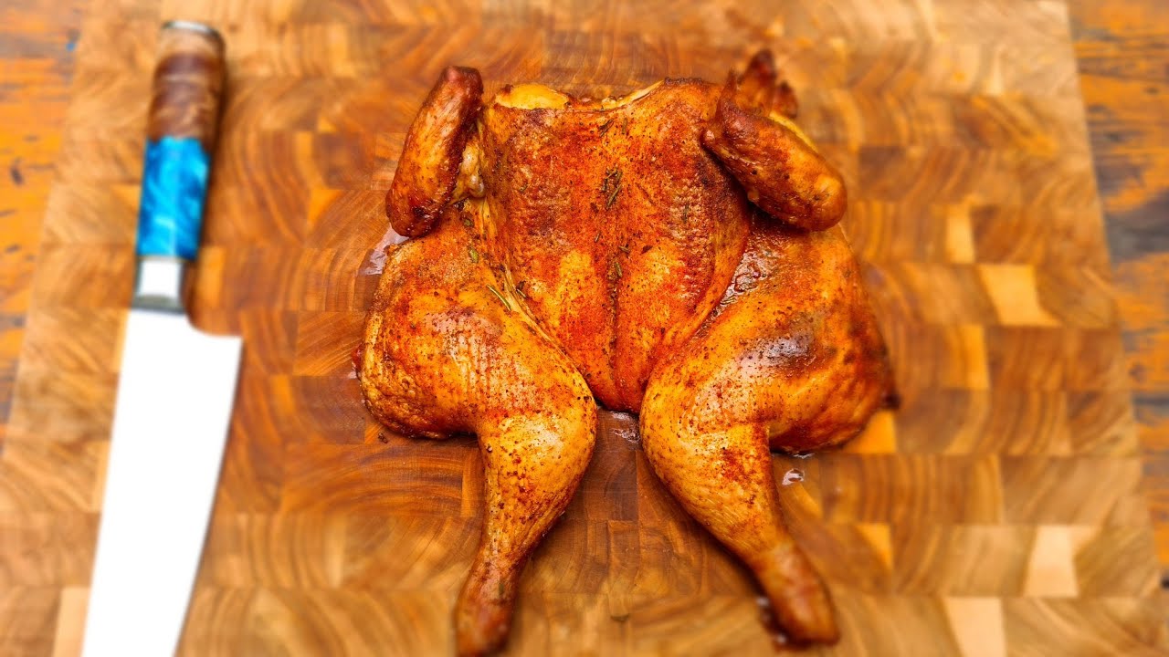 Cel mai bun Pui afumat la Smoker, cu lămâie si rosmarin!!! - YouTube