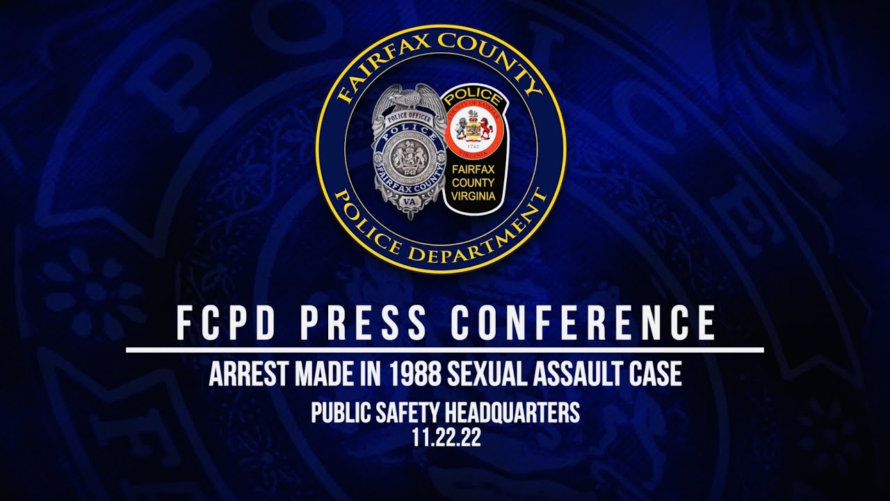 FCPD Press Conference: Arrest Made in 1988 Sexual Assault Case - YouTube