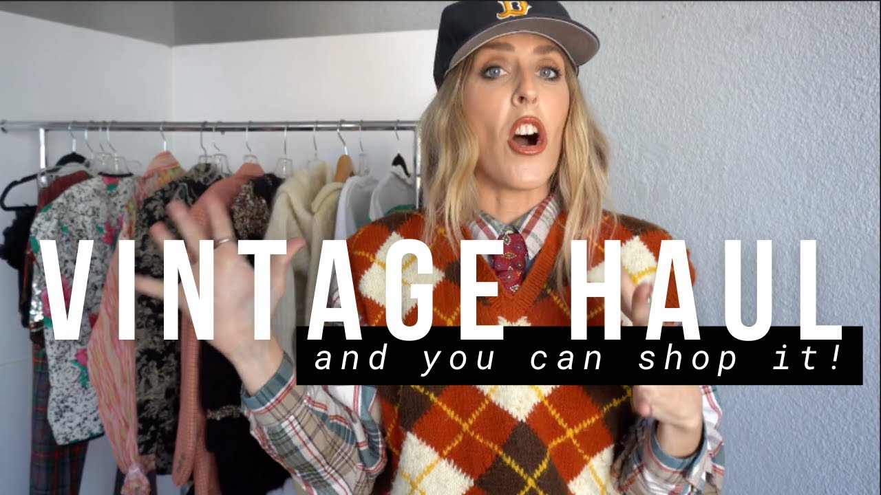 A VINTAGE HAUL AND YOU CAN SHOP IT! - YouTube