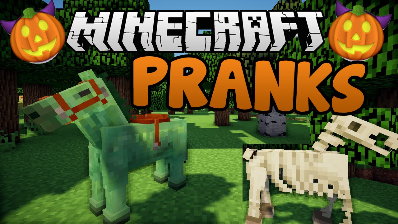 Pranks Gone Wrong | Minecraft Halloween Fun - YouTube