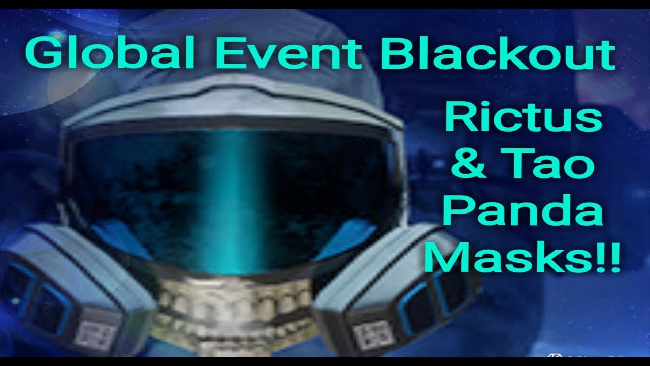 The Division, (1.8) Global Event Blackout Masks, Rictus & Tao Panda ...