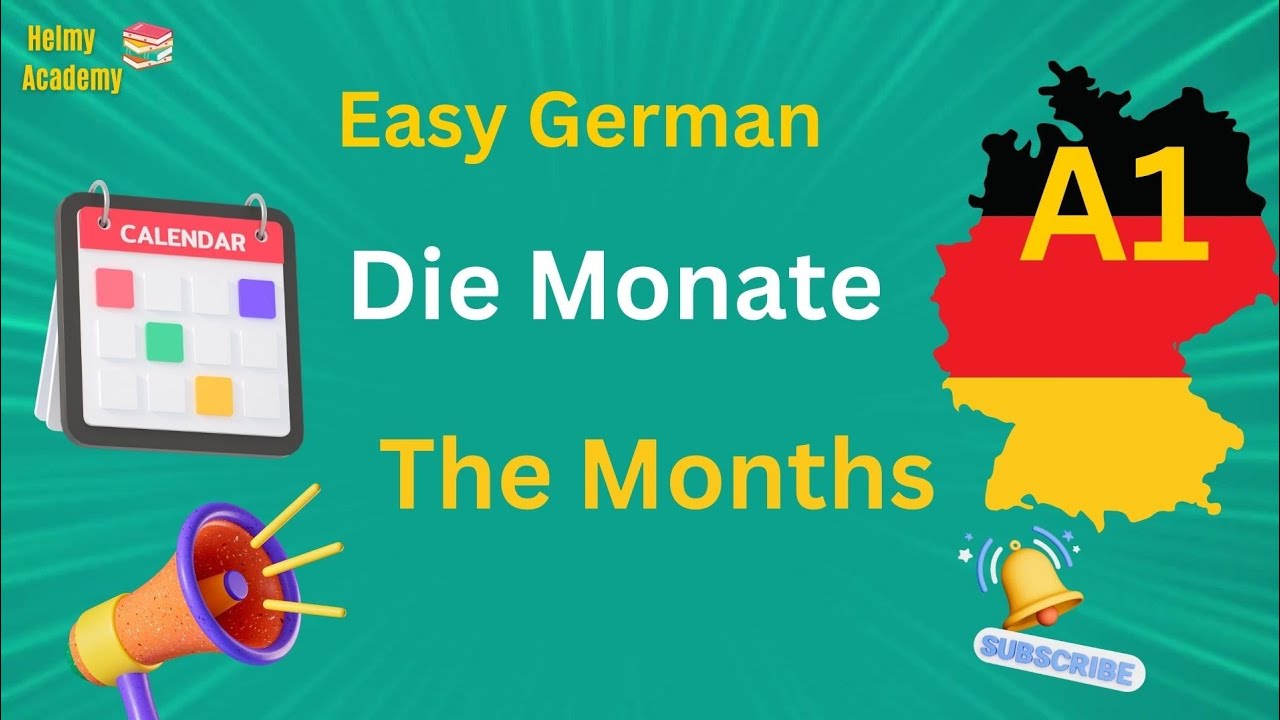 A1 🇩🇪 - Vocabulary | The Months | Die Monate | German for beginners ...