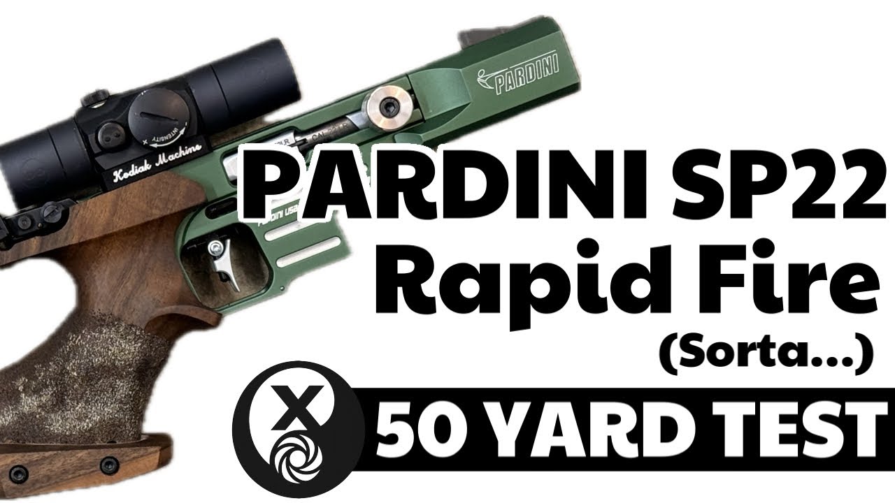 Pardini SP22 Rapid Fire – 50-Yard Test | Olympic-Grade Rimfire! - YouTube