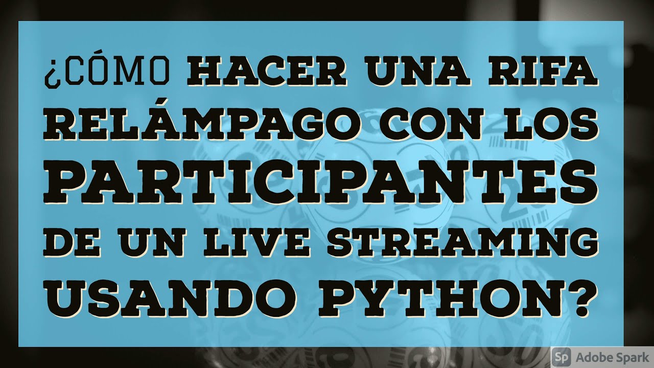 ¿Cómo hacer una rifa relámpago con los participantes de un live ...