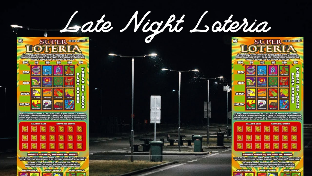 LATE NIGHT 4 SUPER LOTERIA TICKETS - YouTube