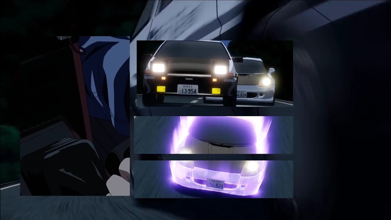 AE86 Vs MR2 Spyder Thuggish Ruggish Bone || Initial D + Edit [4K] - YouTube