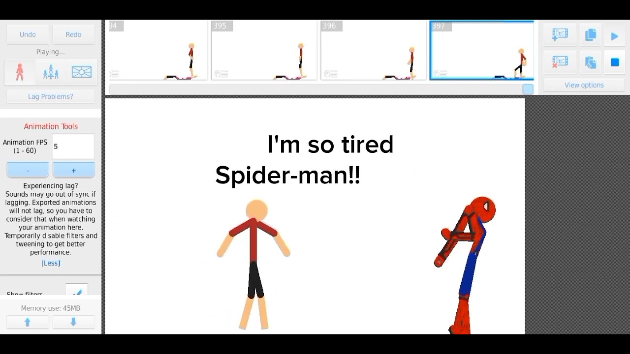 the grandma arc stick nodes animation - YouTube