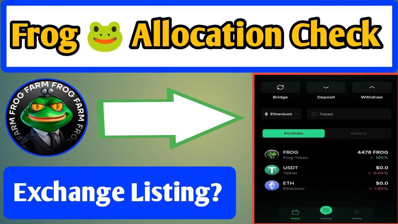Frog 🐸 Airdrop Allocation Check ll Listing Solana Blockchain ll SAQLAIN ...