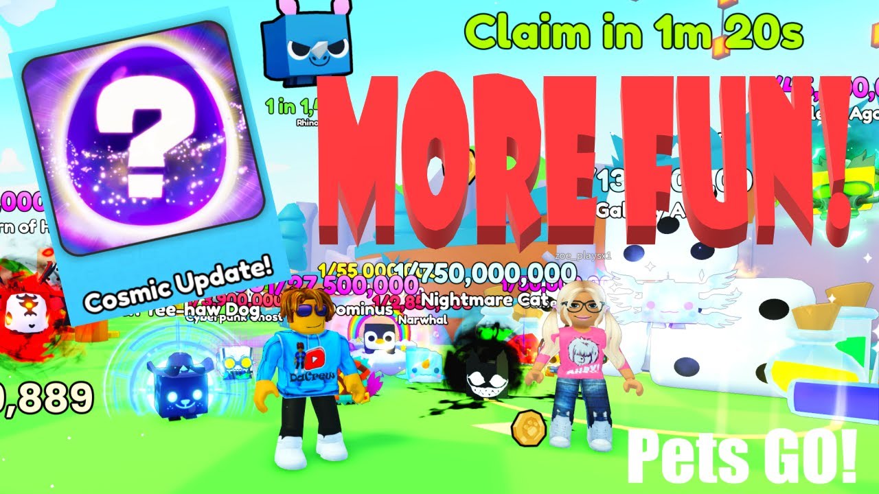 Roblox-Pets GO- Cosmic Update! - YouTube