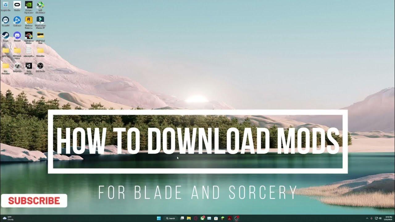 HOW TO DOWNLOAD MODS FOR BLADE AND SORCERY (U11) - YouTube