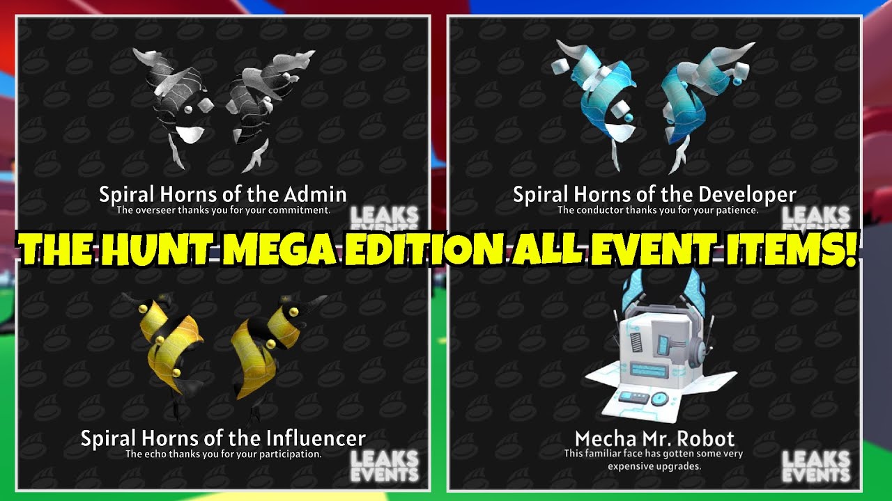 Roblox The Hunt Mega Edition ALL Event Items! - YouTube