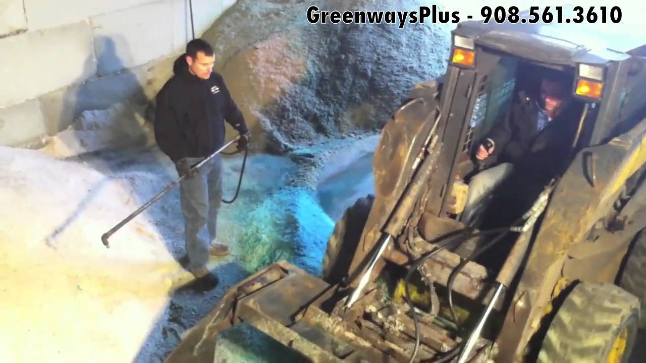 ROCK SALT CONVERTED TO TREATED SALT - GREEN WAYS PLUS - YouTube