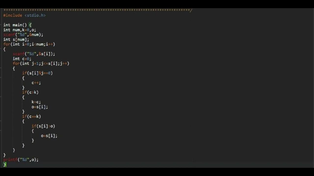 SKILLRACK | DAILY TEST | 08/09/2023 | MAXIMUM NUMBER OF FACTORS ...