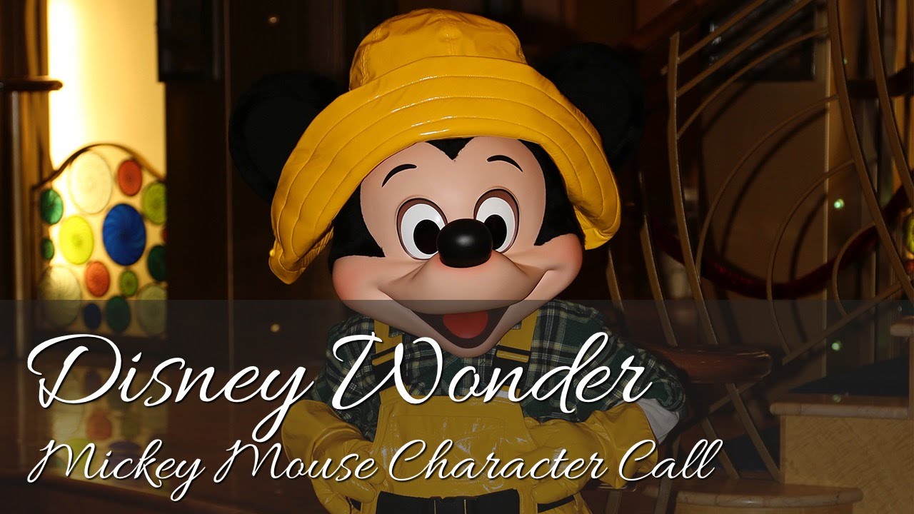 Disney Cruise Line - Disney Wonder to Alaska - Mickey Mouse Character ...