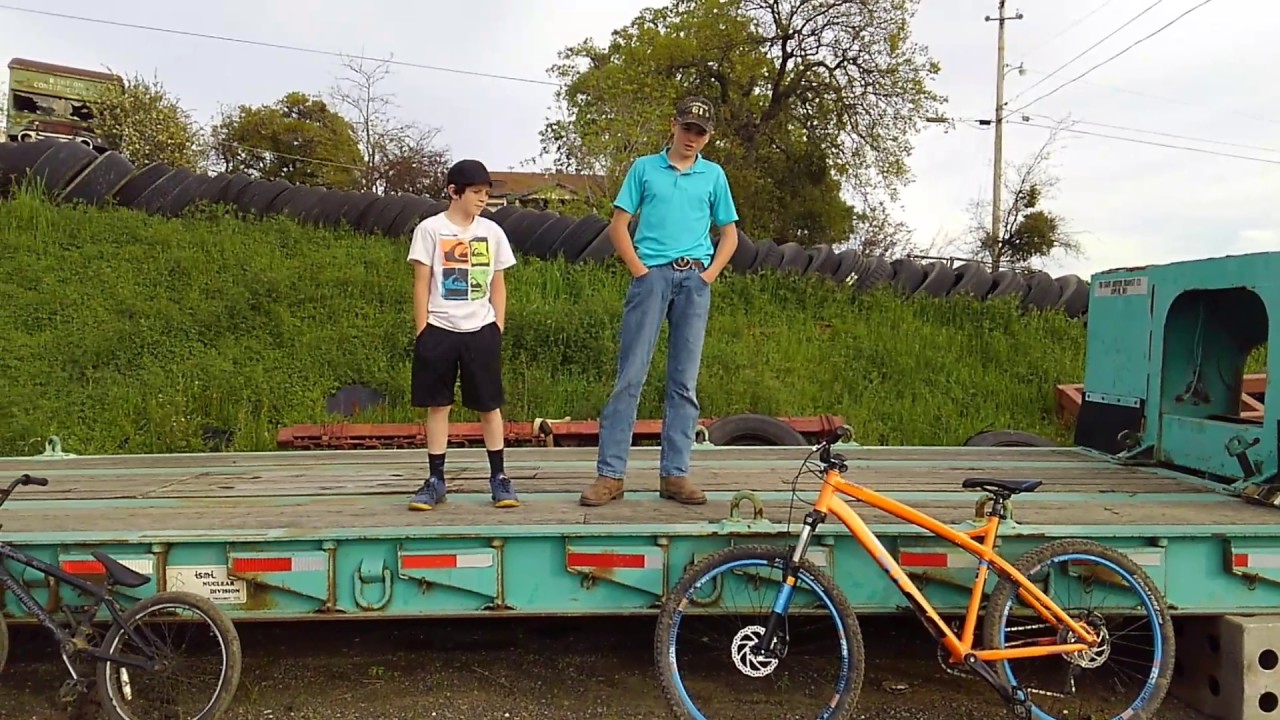 How to do a drop in on a bike - YouTube