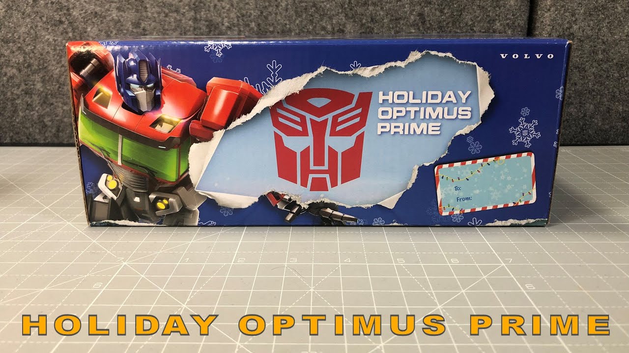 Holiday Optimus Prime (Unboxing and Review) - YouTube