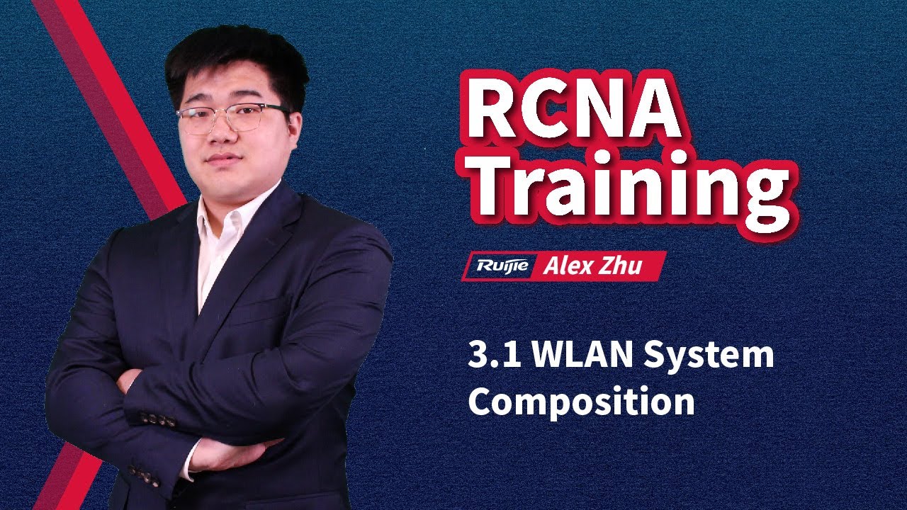 RCNA WLAN | Ruijie Training | 3.1 WLAN System Composition - YouTube