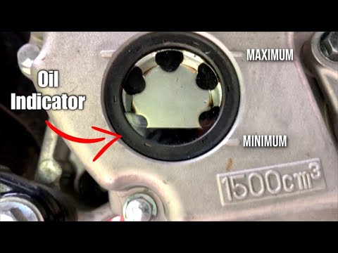 How To Check Oil Level On Yamaha Xmax 300 - YouTube