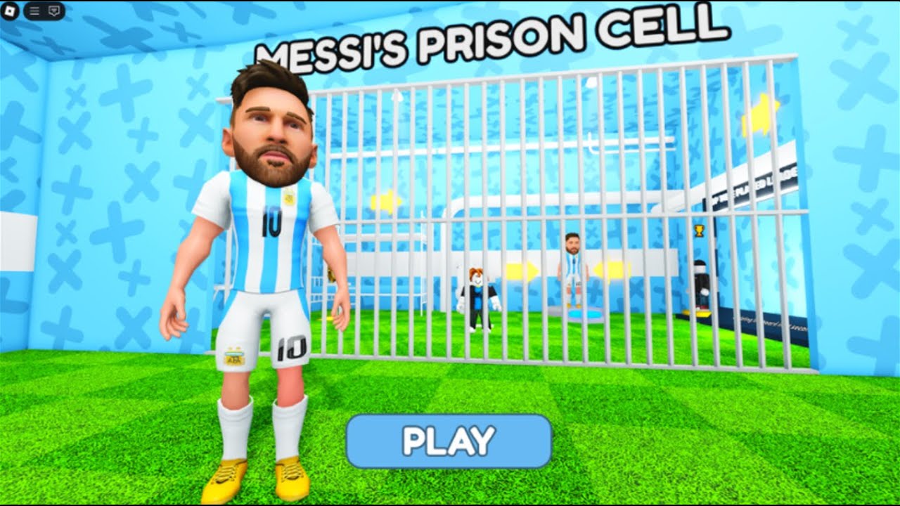 ROBLOX | MESSI'S PRISON RUN! (OBBY) - YouTube