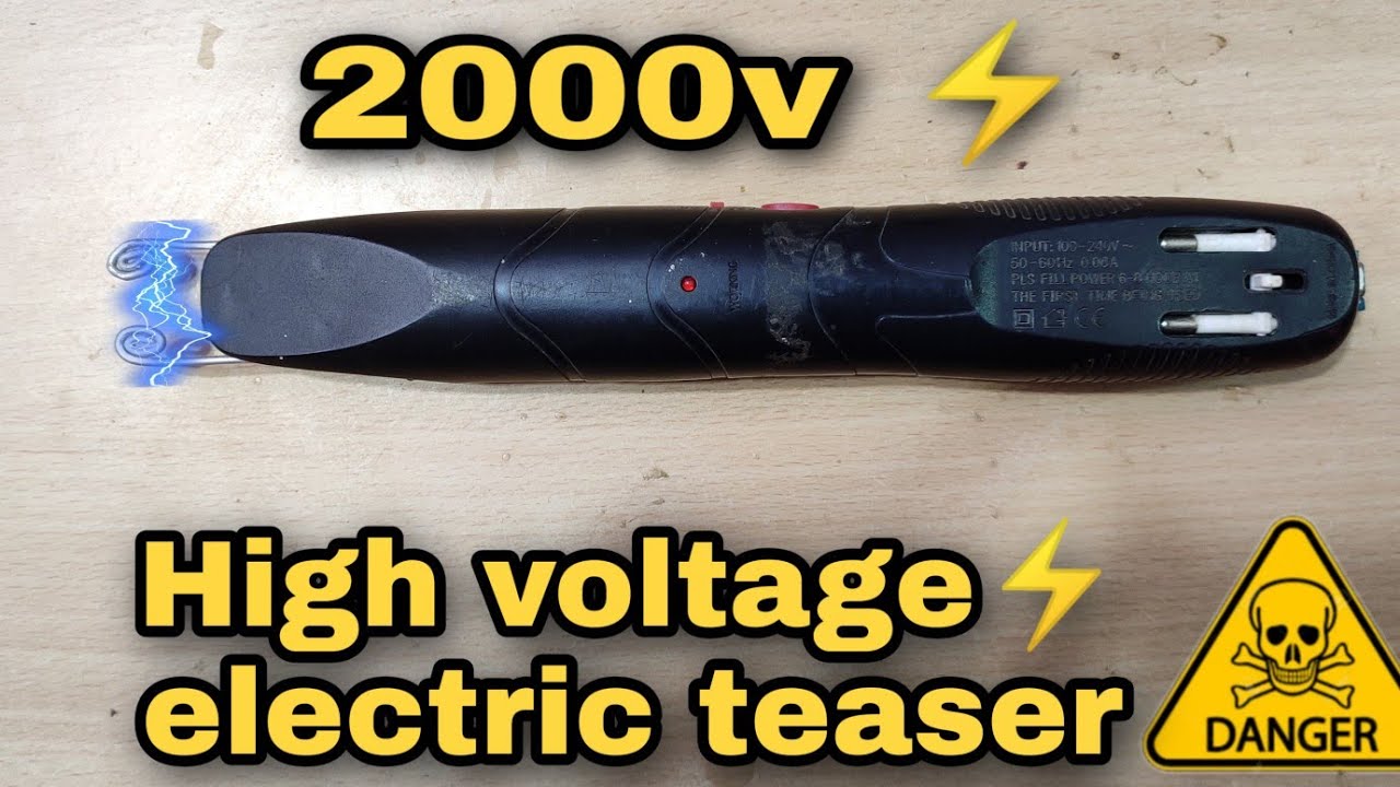 How to make electric taser|stun gun|electric shocker ⚡️ - YouTube