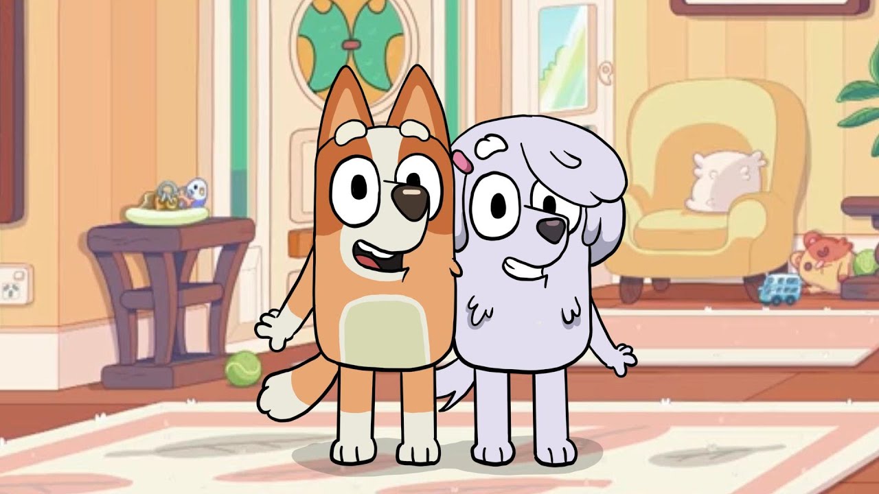 Growing Up Bingo And Lila | Bluey Heeler Drawing - YouTube